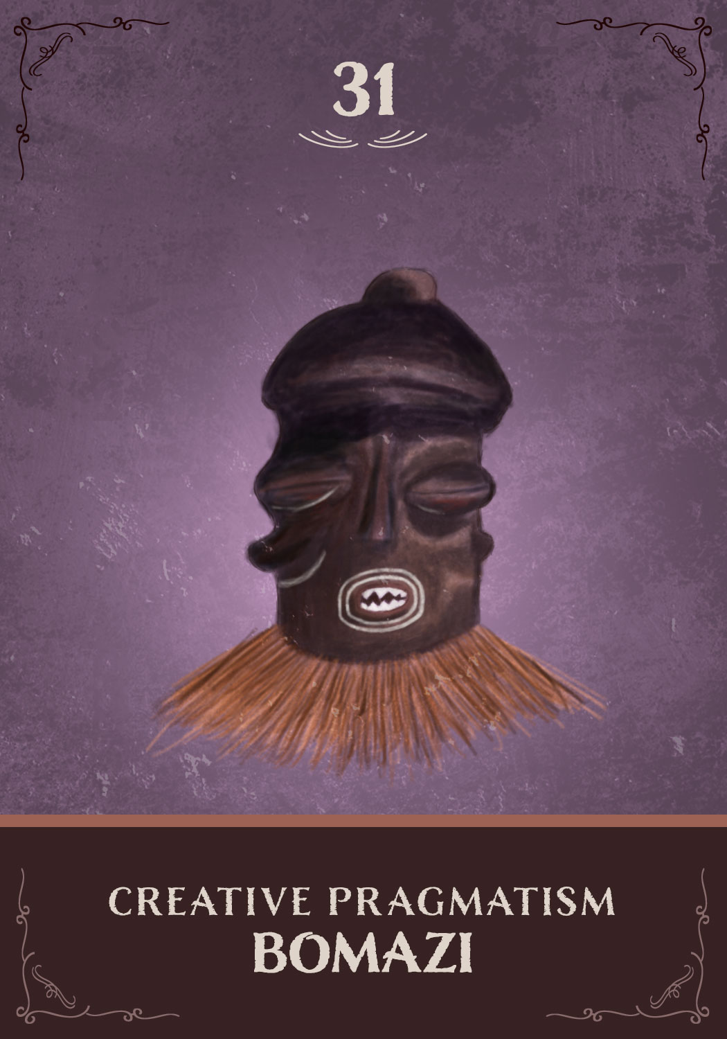 The Spirits of Africa Numerology Oracle Card Deck - Asanee 44